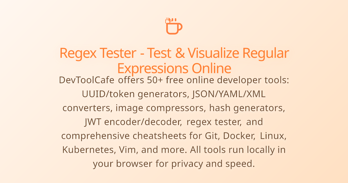 Regex Tester - Test & Visualize Regular Expressions Online ...